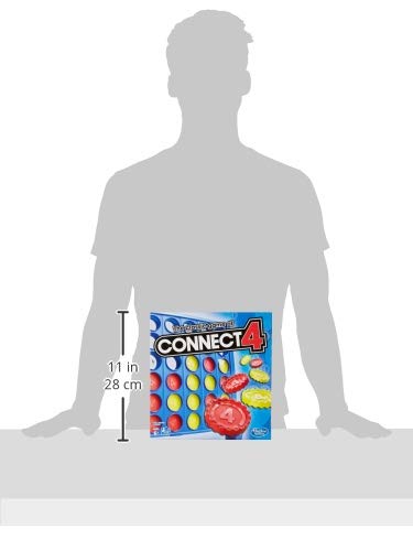 Connect 4 Classic Grid Board Game, 4 in a Row Game, Strategy Board Games for Kids, 2 Player Board Games for Family and Kids, Ages 6 and Up