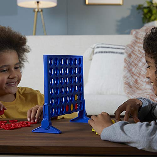 Connect 4 Classic Grid Board Game, 4 in a Row Game, Strategy Board Games for Kids, 2 Player Board Games for Family and Kids, Ages 6 and Up