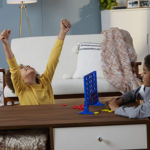 Connect 4 Classic Grid Board Game, 4 in a Row Game, Strategy Board Games for Kids, 2 Player Board Games for Family and Kids, Ages 6 and Up