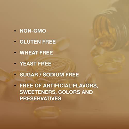 Solgar Omega-3 Fish Oil Concentrate - 120 Softgels - Support for Cardiovascular, Joint & Metabolic Health - Gluten Free, Non-GMO, Dairy Free - 60 Servings