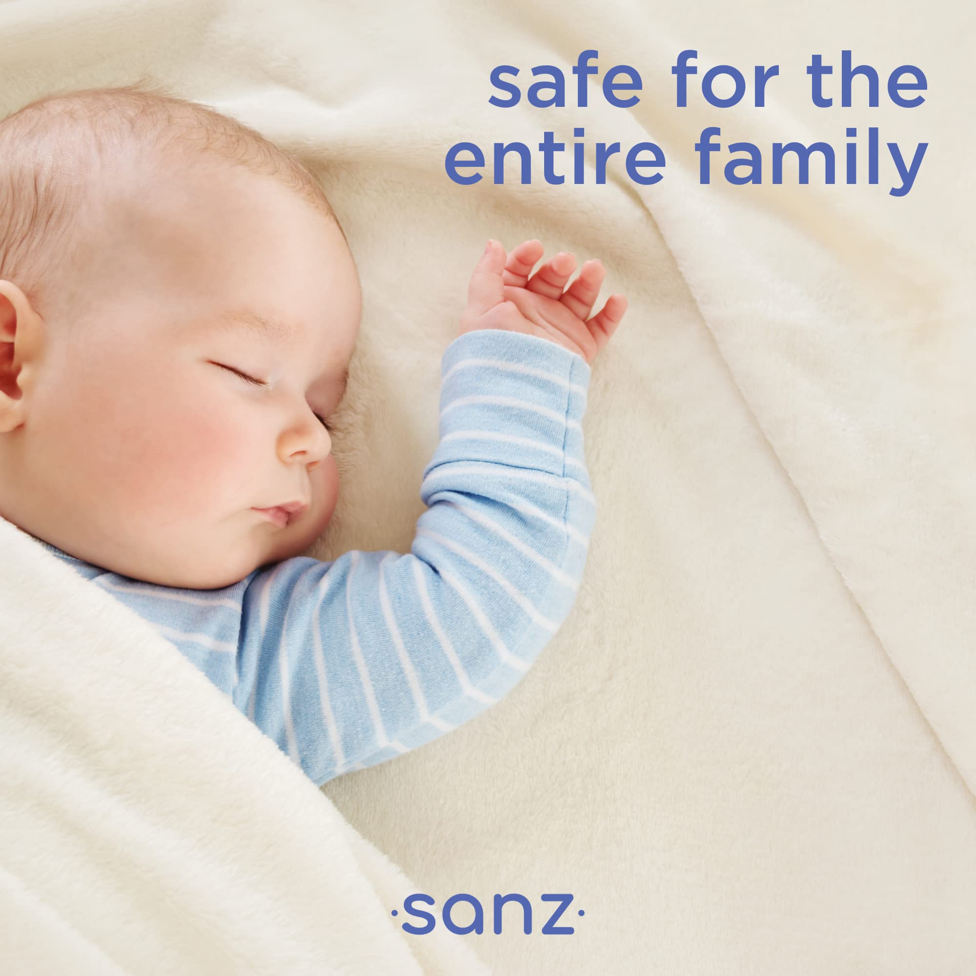 SANZ Liquid Laundry Detergent Free and Clear - Hypoallergenic for Sensitive Skin & Babies, High Performance Odor & Stain Remover, Artificial Fragrance Free, Standard or HE, Ultra Concentrated, 128 Loads (2 Pack)