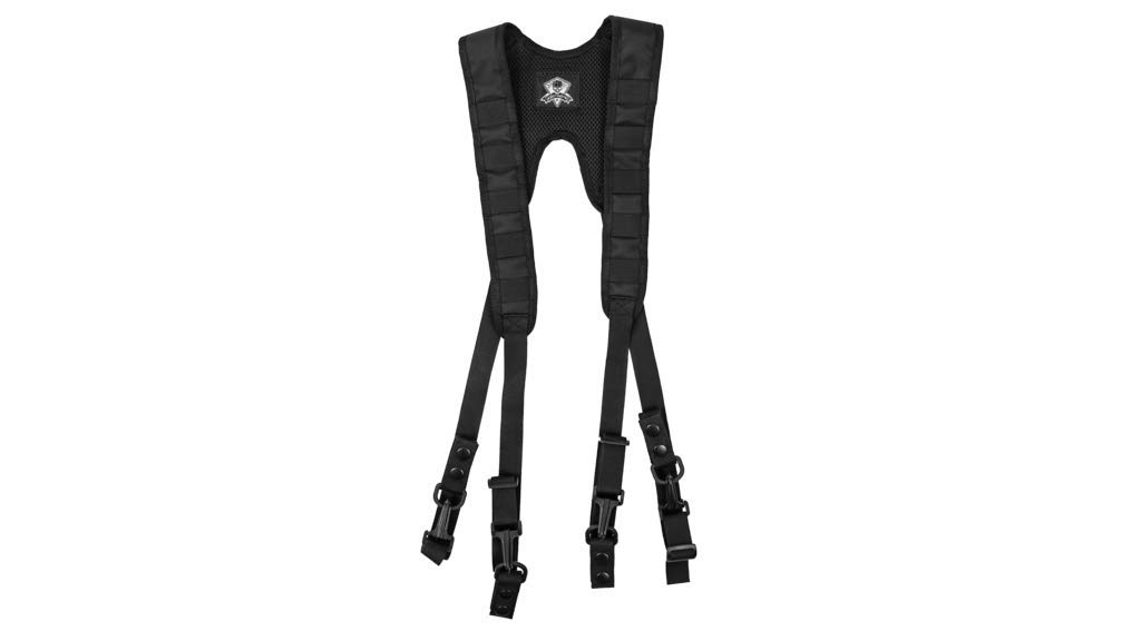 Grey Ghost Gear GGG LE Duty Belt Suspenders BLK