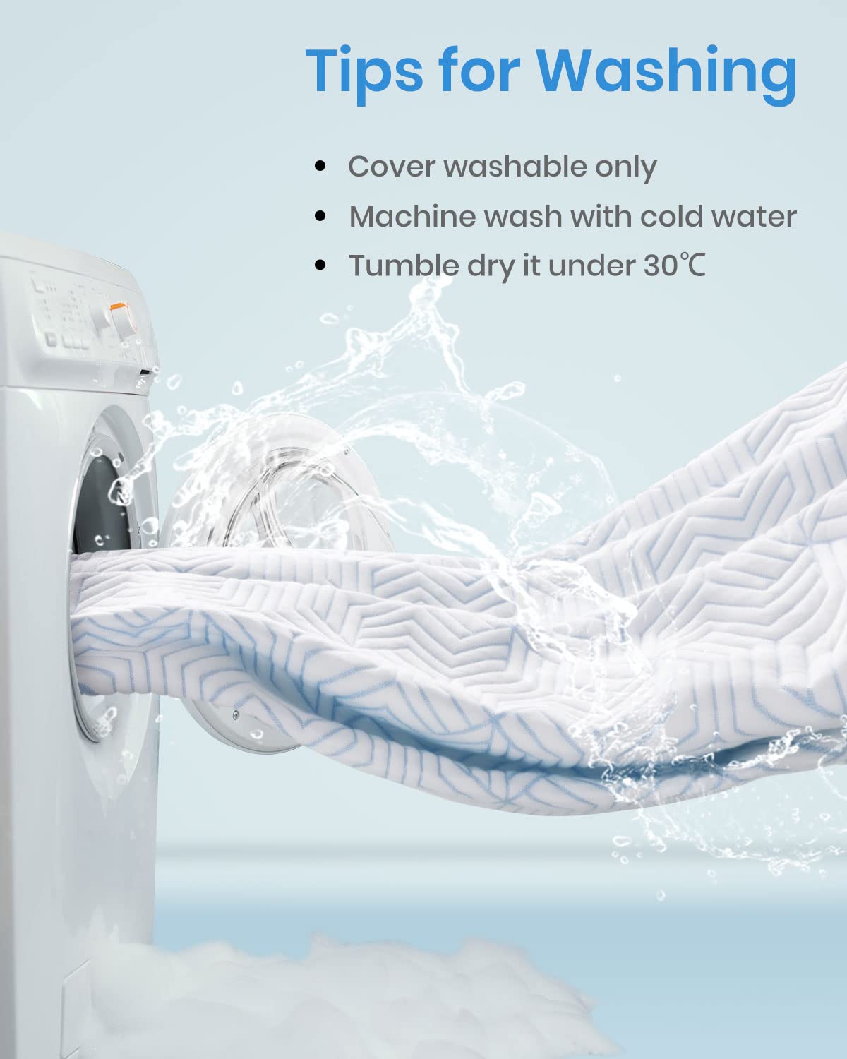 BedStory Firm Mattress Topper Twin 4 Inch, High-Density Memory Foam Provides Extra Lumbar Support, Enhanced Lower Back Relief, Firm & Supportive Cooling Gel Foam for Pressure Relief, 40 Days Trial