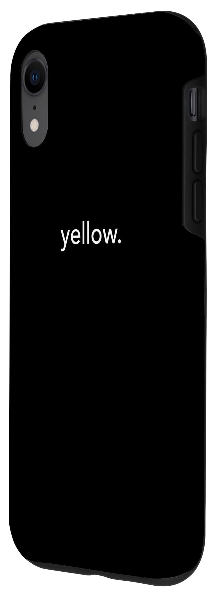 iPhone XR Minimalistic yellow. Minimal Case
