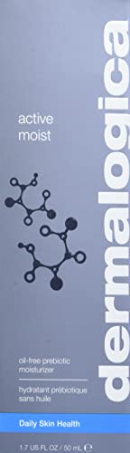 Dermalogica Active Moist Oil-Free Lightweight Face Moisturizer - Helps Improve Skin Texture and Combat Surface Dehydration for Women and Men , 1.7 Fl Oz (Pack of 1)