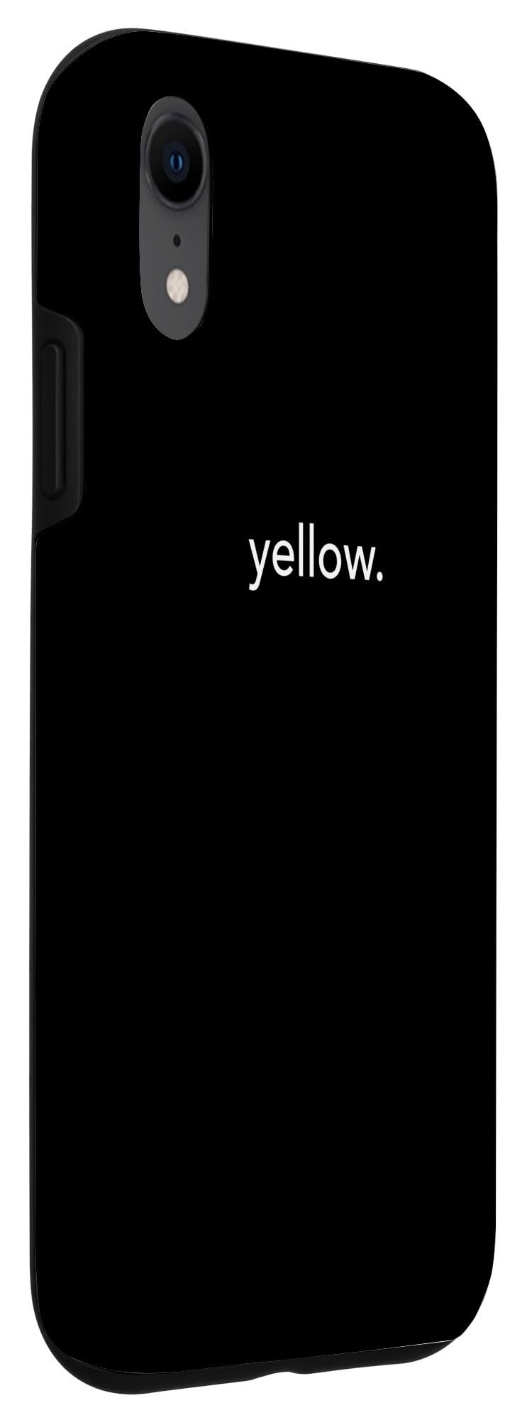 iPhone XR Minimalistic yellow. Minimal Case