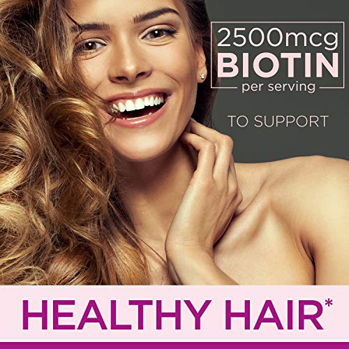 Nature's Bounty Hair Skin Nails with Biotin and Collagen, Orange, 80 Count Pack, (Pack of 2)