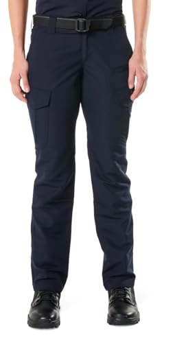 5.11 Tactical Women's Fast-Tac Cargo Pants, Straight Fit, Lightweight, Style 64419, Dark Navy, 2 Regular