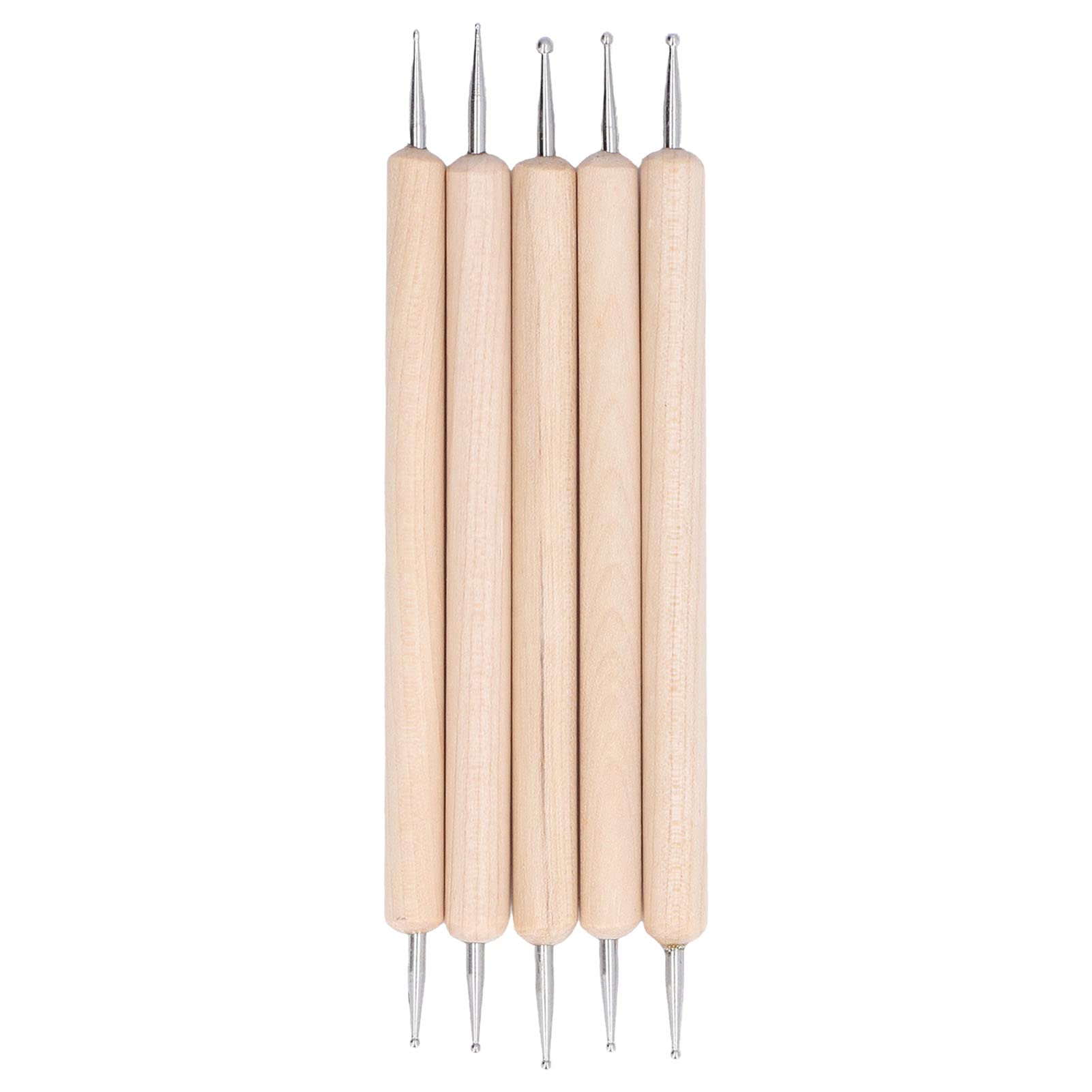 Double End Tracing Dotting Eraser Creasing Pen Dot Drill Pen Tool Beech Pens Set Piece Set Tool Tool Flower 5Pcs Fine Drill Pen for Pom Pencil Drill Pen Labels