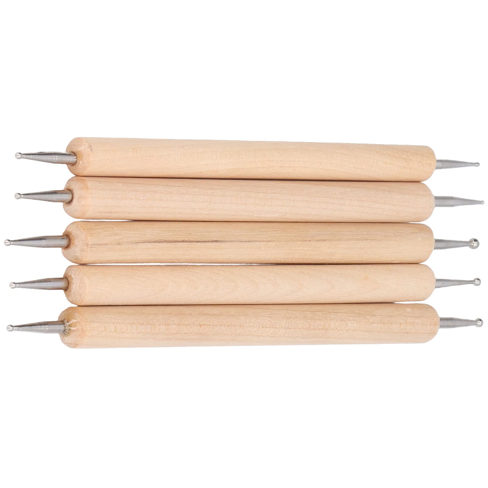 Double End Tracing Dotting Eraser Creasing Pen Dot Drill Pen Tool Beech Pens Set Piece Set Tool Tool Flower 5Pcs Fine Drill Pen for Pom Pencil Drill Pen Labels