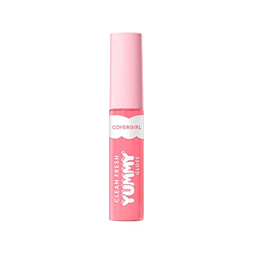 COVERGIRL Clean Fresh Yummy Gloss – Lip Gloss, Sheer, Natural Scents, Vegan Formula - Havana Good Time