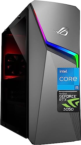 ASUS ROG Strix Gaming Desktop 2023 Newest, Intel Core i5-11400F up to 4.4GHz, NVIDIA GeForce RTX 4090 Graphics, 16GB RAM, 1TB SSD, Wi-Fi 6, Windows 11 Home, Gray