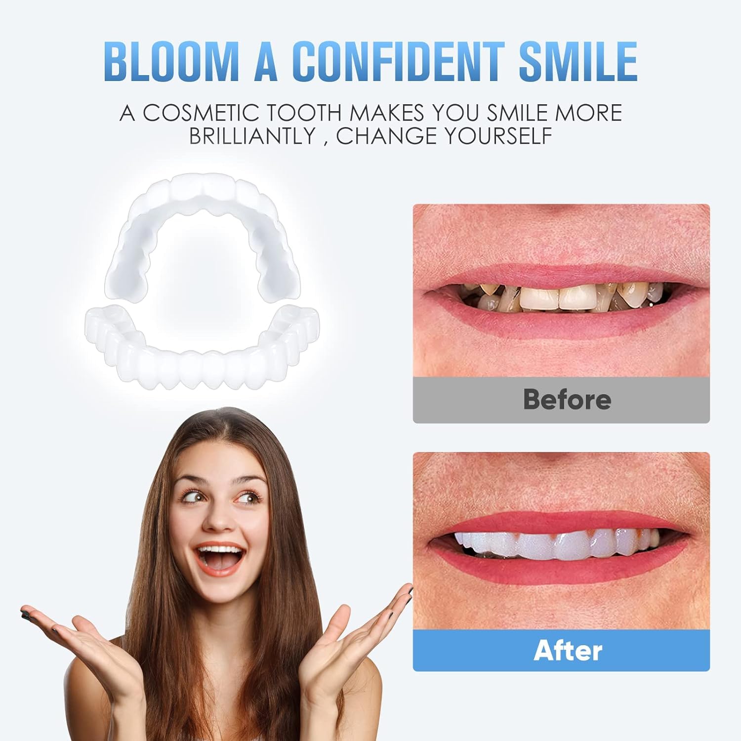 10086 PCS Fake Teeth