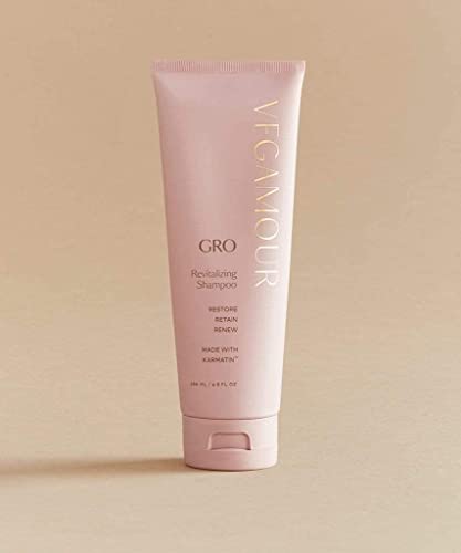 VEGAMOUR GRO Revitalizing Shampoo for Thicker, Fuller Hair, 8 FL Ounce