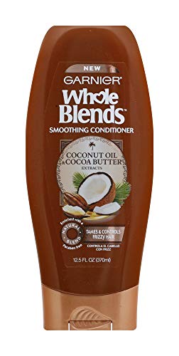 Garnier, Whole Blends Conditioner with Extracts Count, Coconut Oil & Cocoa Butter, Coconut Oil/Cocoa Butter, 12.5 Fl Oz