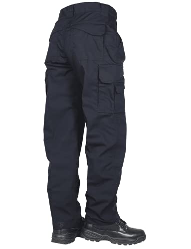Tru-Spec Men's 24-7 Series Original Tactical Pant - Reliable Pants for Men - Ideal for Hiking, Camping, EMT, and Tactical Use - 65% Polyester, 35% Cotton - LAPD Blue - 42W x 34L