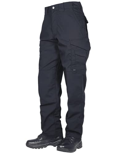 Tru-Spec Men's 24-7 Series Original Tactical Pant - Reliable Pants for Men - Ideal for Hiking, Camping, EMT, and Tactical Use - 65% Polyester, 35% Cotton - LAPD Blue - 42W x 34L