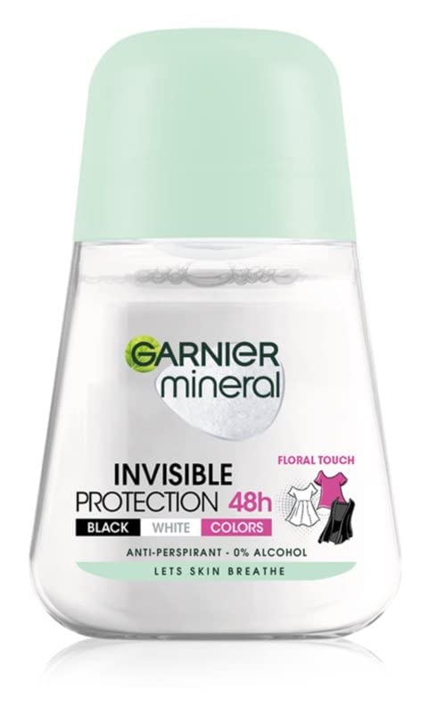 Garnier Mineral Invisible BWC Anti-perspirant Deodorant Roll On for Women 50ml