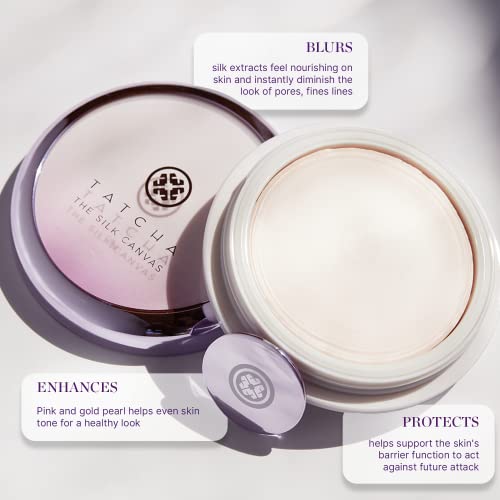 Tatcha The Silk Canvas: Velvety Makeup Perfecting Primer Helps Makeup Last Longer and Instantly Perfects Skin- 20 grams / 0.7 oz