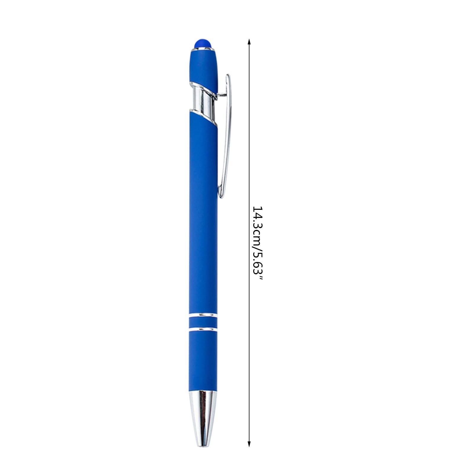 Stylus Tip Ballpoint Pens 7 Pieces 1.0mm Retractable Ball Point Pen Medium Point Smooth Writing Pen Black Metal Pen Stylus Tip Ballpoint Pens Retractable Ball Point Pen Medium Point Smooth Pen