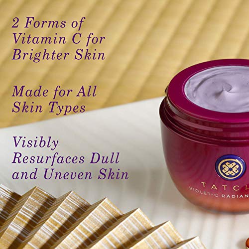 TATCHA The Violet-C Radiance Mask: Creamy Firming Mask with Vitamin C for Soft, Glowing Skin (50 ml / 1.7 oz)