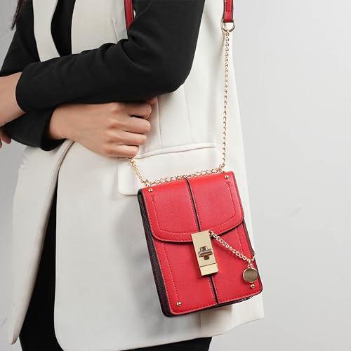 MKF Collection Small Crossbody Bag Cell Phone Purse for Women Card Slots β Vegan Leather Cellphone Bag Case by Mia K