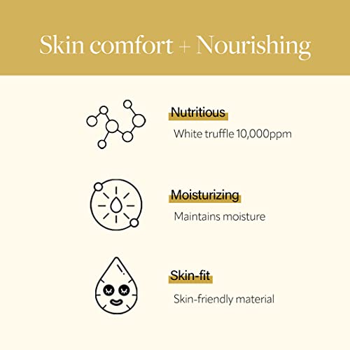 d'Alba Italian White Truffle Nourishing Treatment Mask, nourishing skin-fit overnight face mask