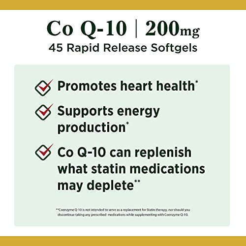 Nature's Bounty CoQ10 200mg 45 Softgels