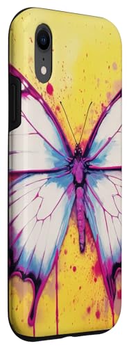 iPhone XR Yellow Butterfly Case