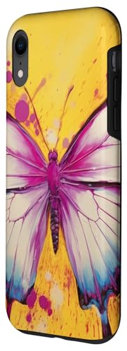 iPhone XR Yellow Butterfly Case