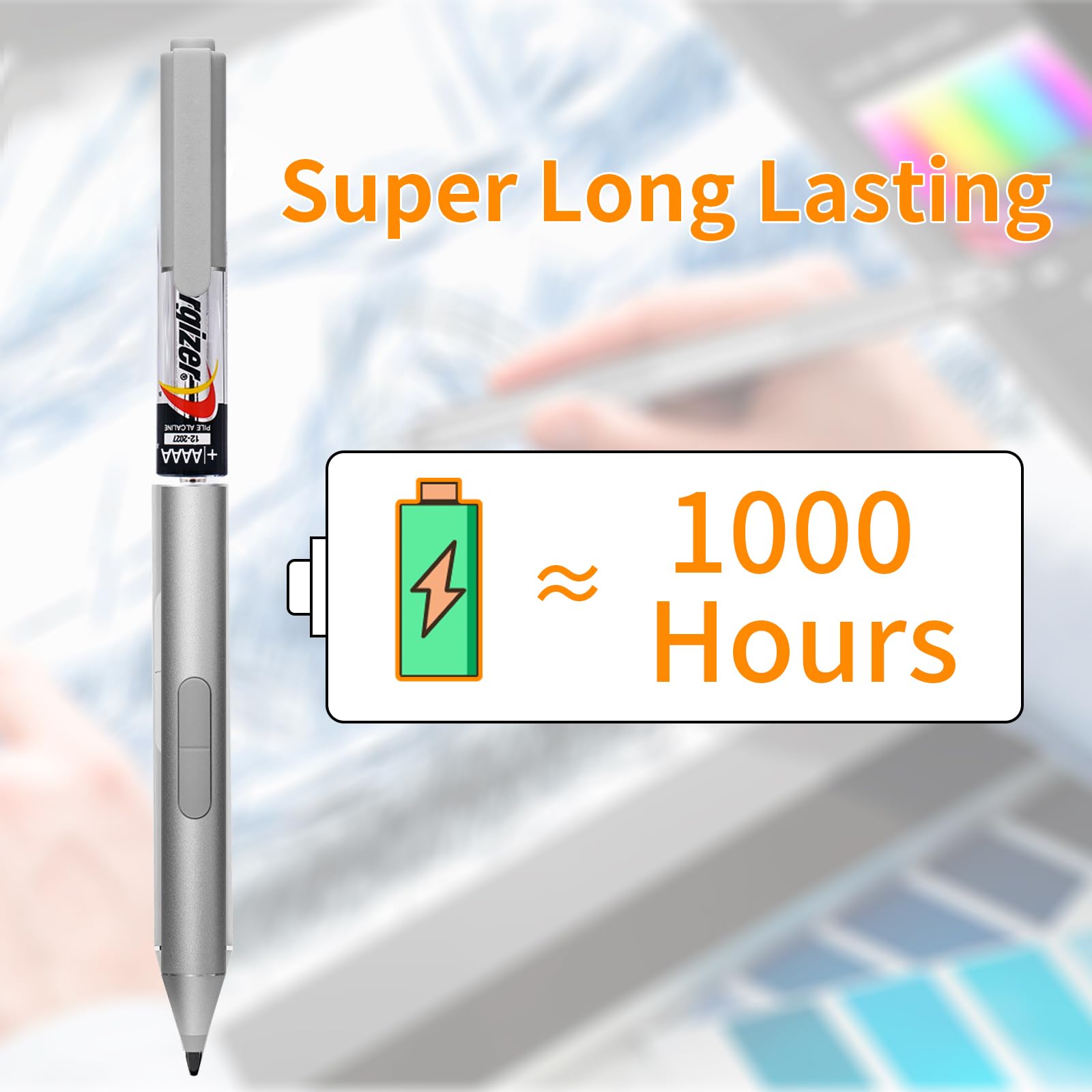 Digital Stylus Pen for Len-OVO Touchscreen, Active Stylus Pen for Len-OVO ThinkPad Yoga/Miix 720/510/520 IdeaPad Flex 5/6 with 2048 Levels of Pressuree Sensitivity for Len-OVO Touch Screen Laptop