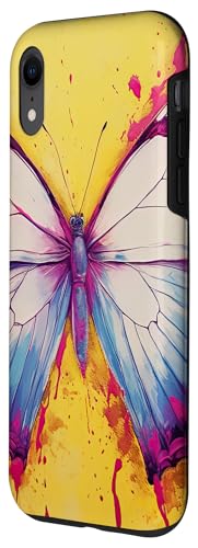 iPhone XR Yellow Butterfly Case