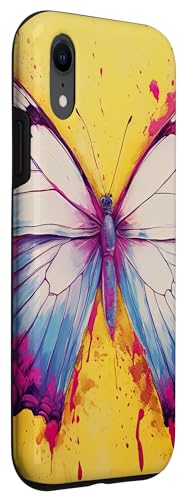 iPhone XR Yellow Butterfly Case