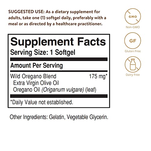 Solgar, Wild Oregano Oil, 60 Softgels