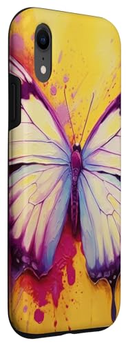 iPhone XR Yellow Butterfly Case