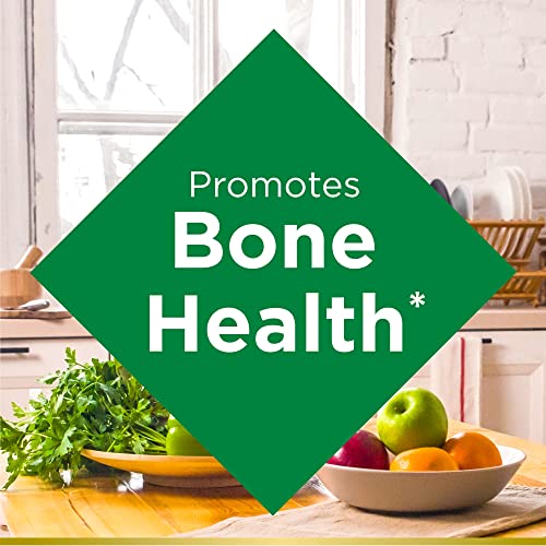 Nature’s Bounty Calcium 1200 mg With Vitamin D3, Bone Health & Immune Support, 1000 IU, 220 Softgels