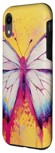 iPhone XR Yellow Butterfly Case