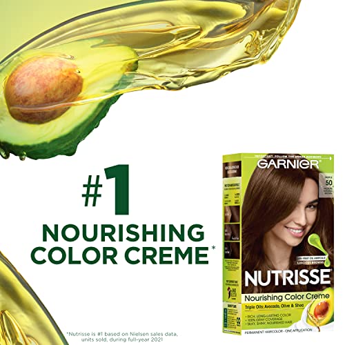 Garnier Hair Color Nutrisse Nourishing Creme, 11 Blackest Black (Peppercorn) Permanent Hair Dye, 2 Count (Packaging May Vary)