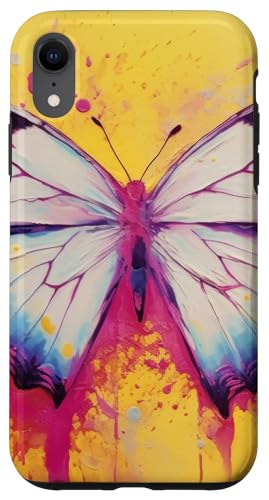 iPhone XR Yellow Butterfly Case