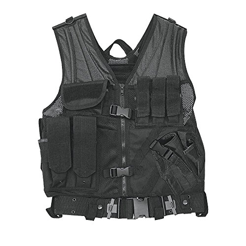 Voodoo Tactical 20-8112001330 Men's Msp-06 Entry Assault Vest, Large/XXL, Black
