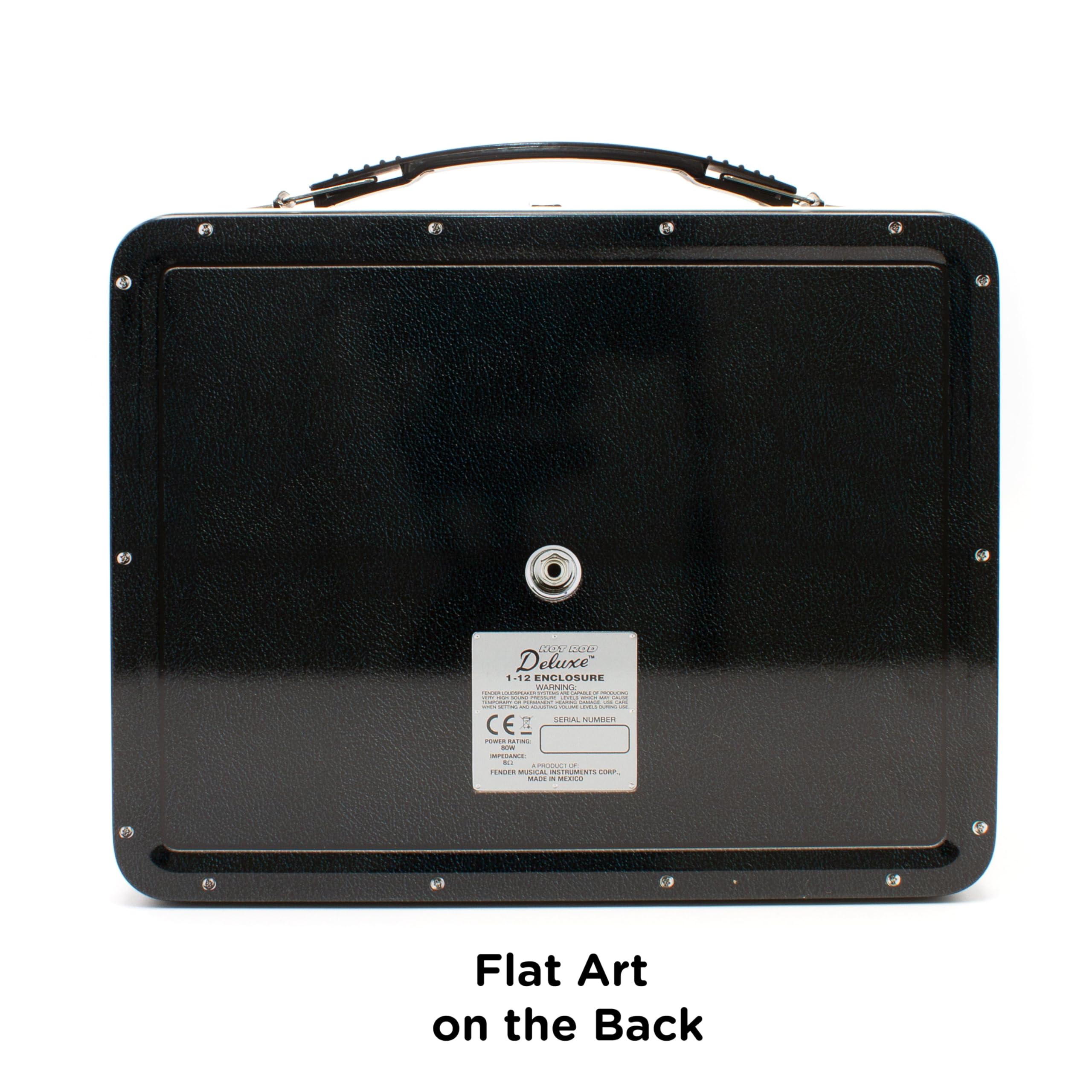 AQUARIUS Fender Amp Large Fun Box - Sturdy Tin Storage Box with Plastic Handle & Embossed Front Cover - Officially Licensed Fender Merchandise & Collectible Gift
