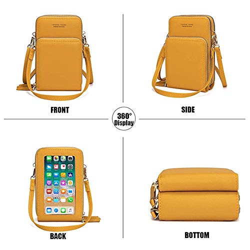 Small Crossbody Shoulder Cell phone Bag for Women,Cellphone Bags Card Holder Wallet Purse and Handbags