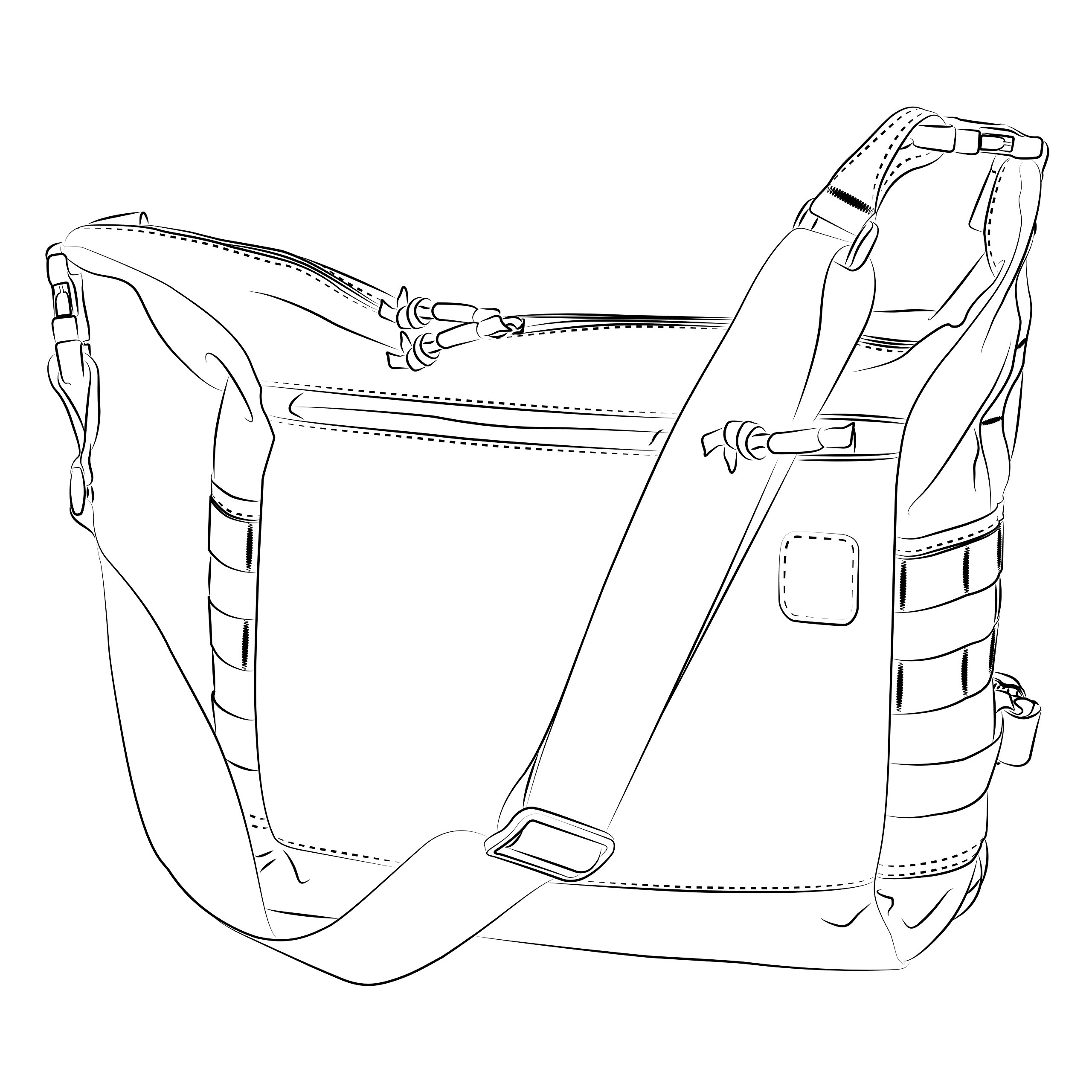 Helikon-Tex Bushcraft Line, Bushcraft Satchel Multicam Tactical