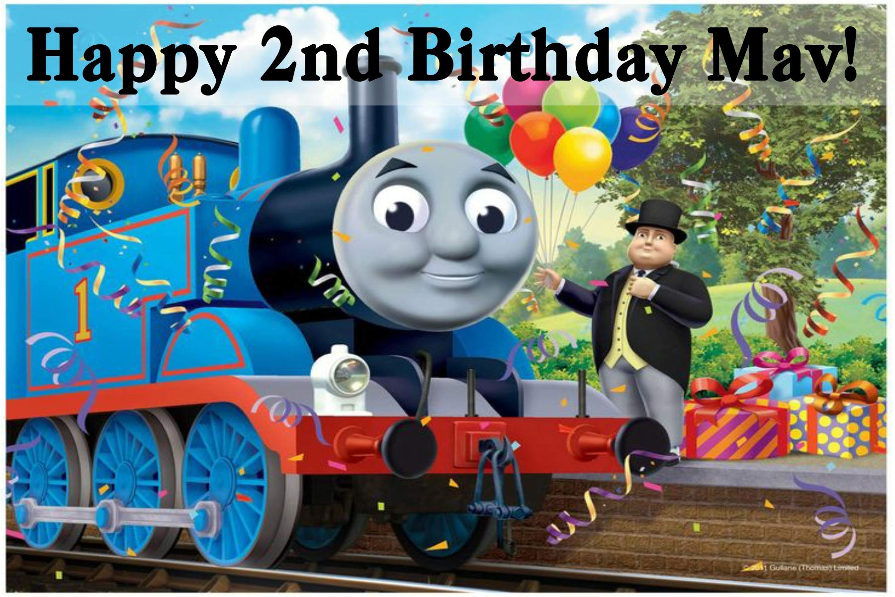 2x4 Thomas The Train Vinyl Banner Next Day Shipping
