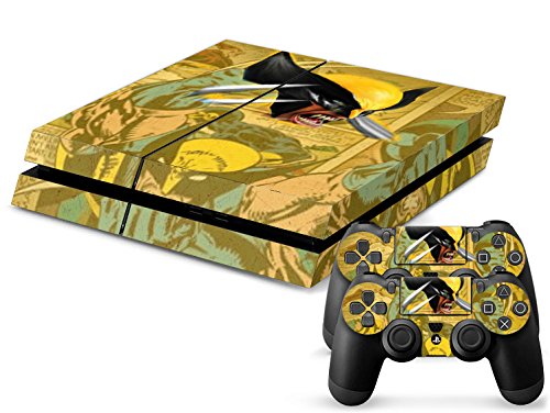 ModFreakz® Console/Controller Vinyl Skin Set - Claw Comic Guy Logan for PS4 Original