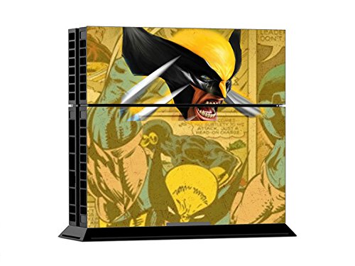 ModFreakz® Console/Controller Vinyl Skin Set - Claw Comic Guy Logan for PS4 Original