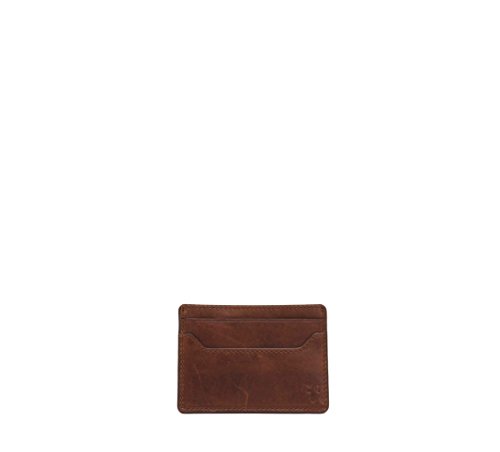 FRYE Men's Logan Money Clip Card Case, Cognac, One Size