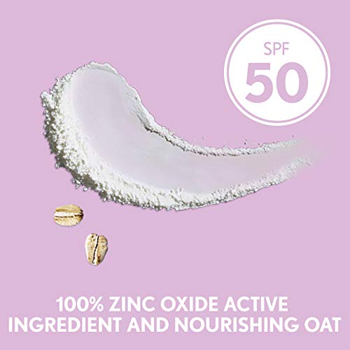 Aveeno Baby Continuous Protection Zinc Oxide Mineral Sunscreen Lotion for Sensitive Skin, Broad Spectrum SPF 50, Tear-Free, Sweat- & Water-Resistant, Paraben-Free, Non-Greasy, 7 fl. oz
