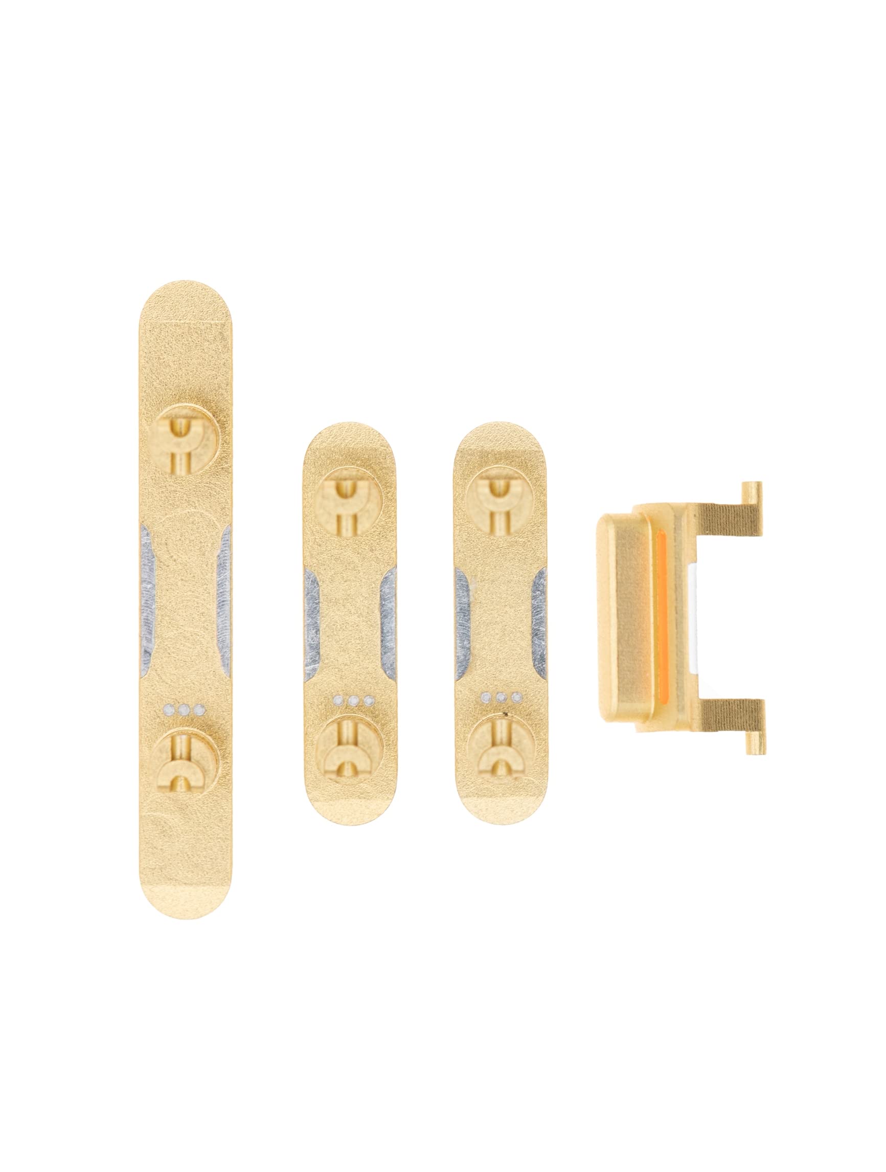 Replacement Hard Buttons (Power/Volume/Switch) Compatible for iPhone XR (Yellow)