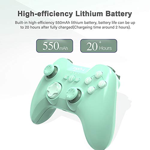 PXN Mfi Game Controller for IPhone Speedy(6603) IOS Gaming Controllers for Call of Duty Gamepad with Phone Clip for Apple TV, Ipad, IPhone (Green)
